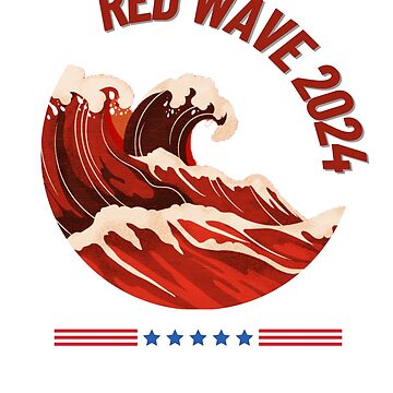 "Republican Red Wave" Sticker for Sale by Atomic Blast | Redbubble