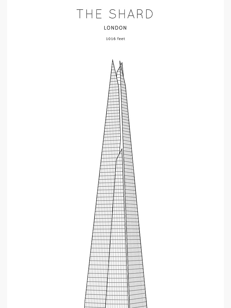 "The Shard" Sticker for Sale by PeterWhiteHat | Redbubble