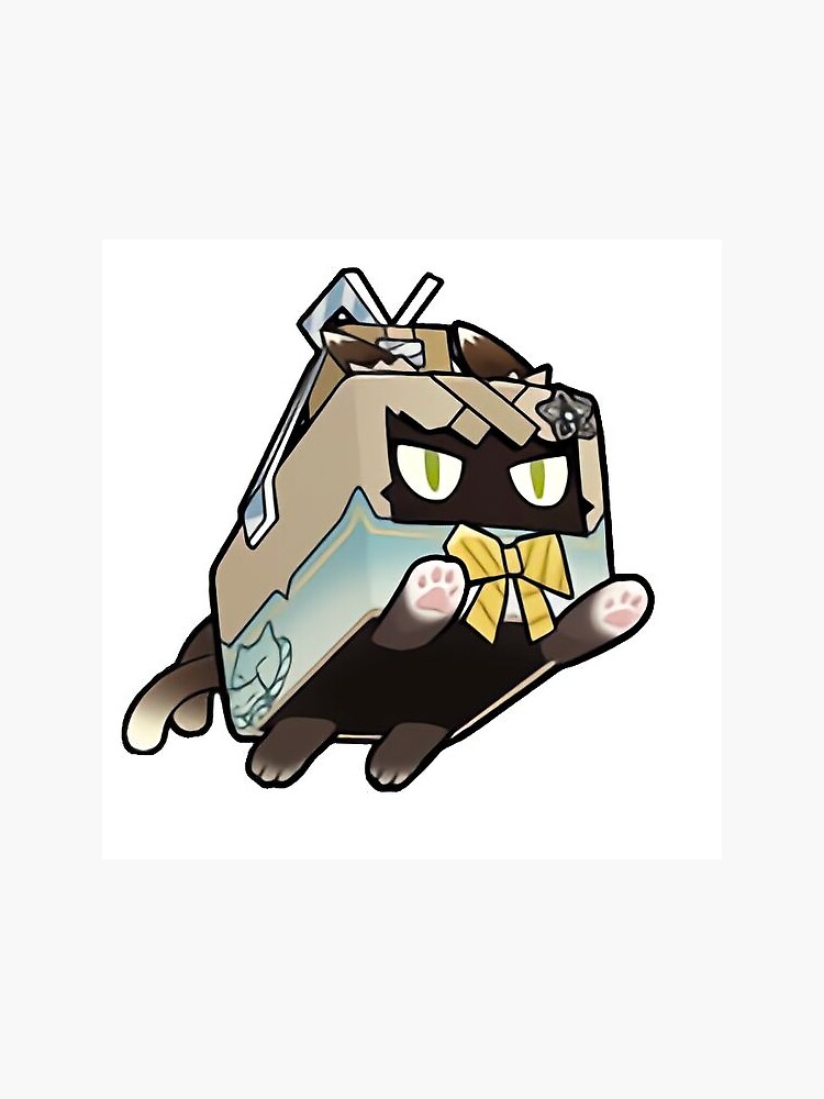 "Cat-box Kirara Dendro Genshin Impact" Sticker for Sale by Isilver-me ...