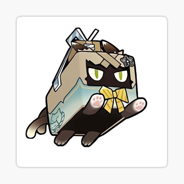"Cat-box Kirara Dendro Genshin Impact" Sticker for Sale by Isilver-me ...