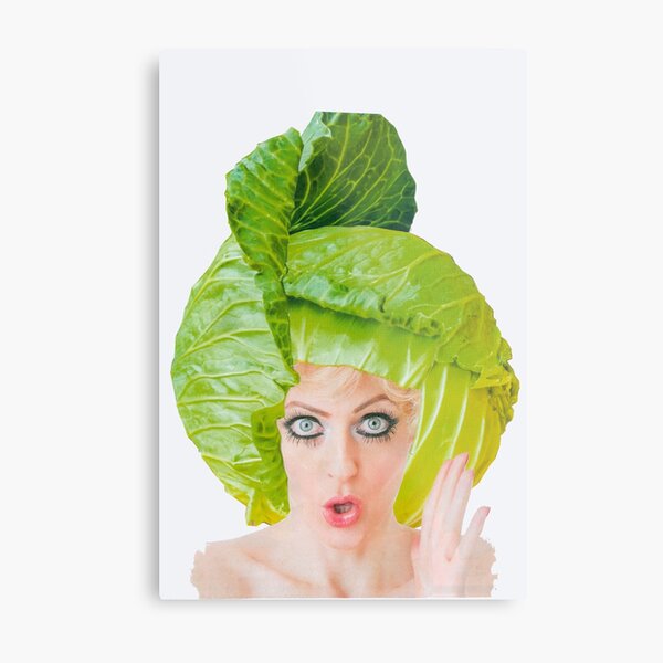 "Minimalist art, cabbage print, collage paper, surreal collage art ...