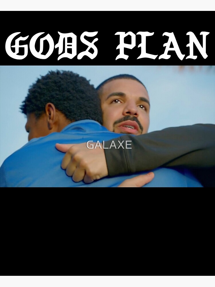 "Drake - Gods plan" Art Print by GALAXE | Redbubble