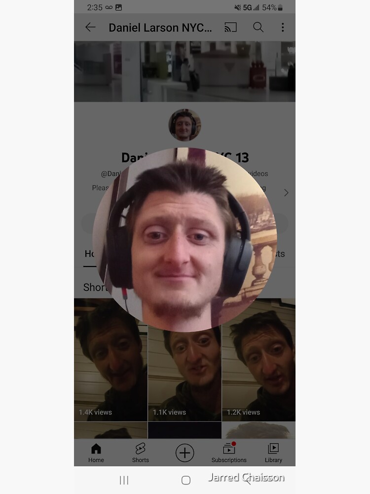 "Daniel Larson NYC 13 " Sticker for Sale by Jarred Chaisson | Redbubble