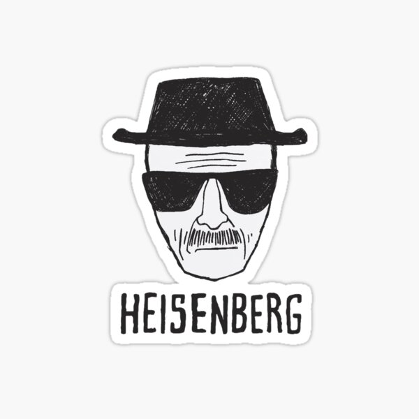"Breaking Bad Heisenberg Drawing" Sticker for Sale by SylviaReynolds ...
