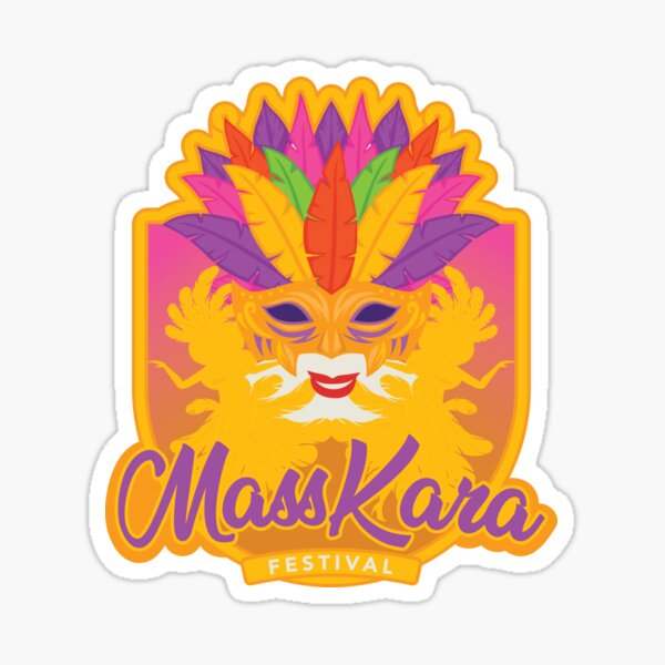 "MassKara Festival - Philippines " Sticker for Sale by Moritz Schwäble ...