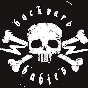 "Backyard Babies logo" Sticker by QuinlanBrou | Redbubble