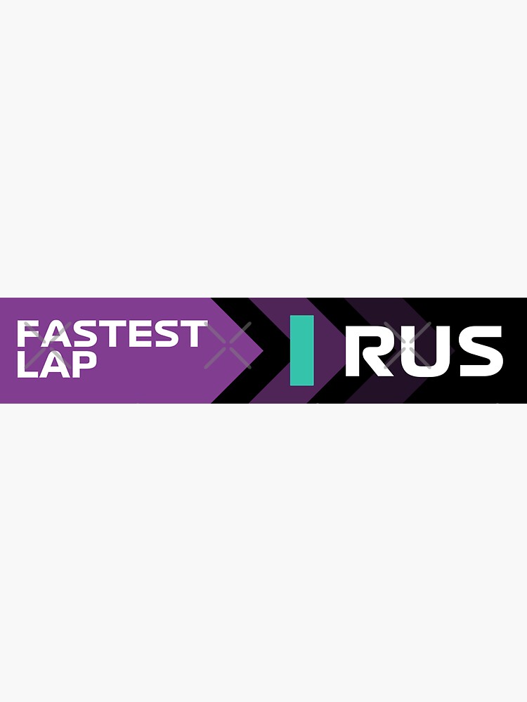 "George Russell Fastest Lap F1" Sticker for Sale by F1LEAD | Redbubble