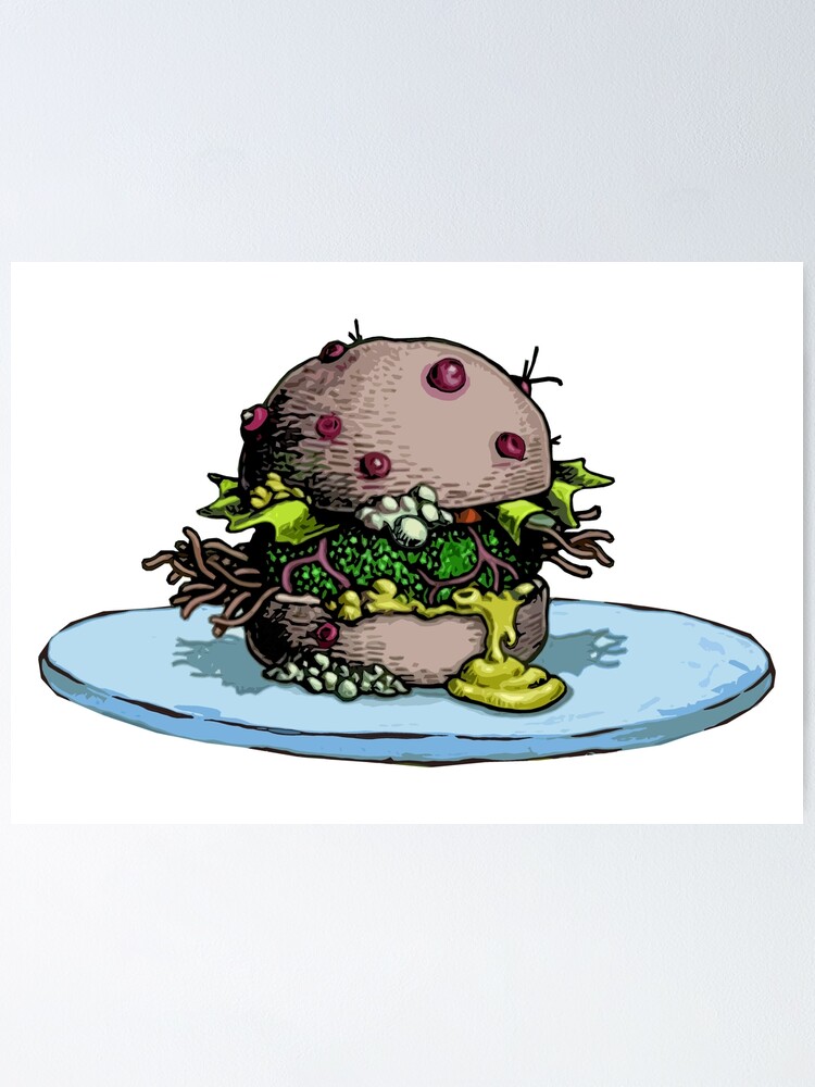 "Spongebob Squarepants Krabby Patty" Poster by KCrampton | Redbubble