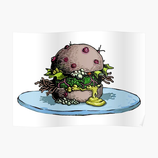 "Spongebob Squarepants Krabby Patty" Poster by KCrampton | Redbubble