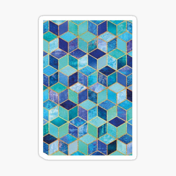 "Cubes" Sticker for Sale by Roosje95 | Redbubble
