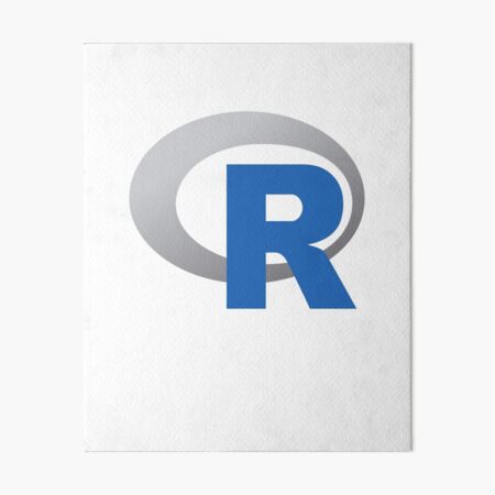 "R Official Logo Programming Language" Art Board Print for Sale by ...