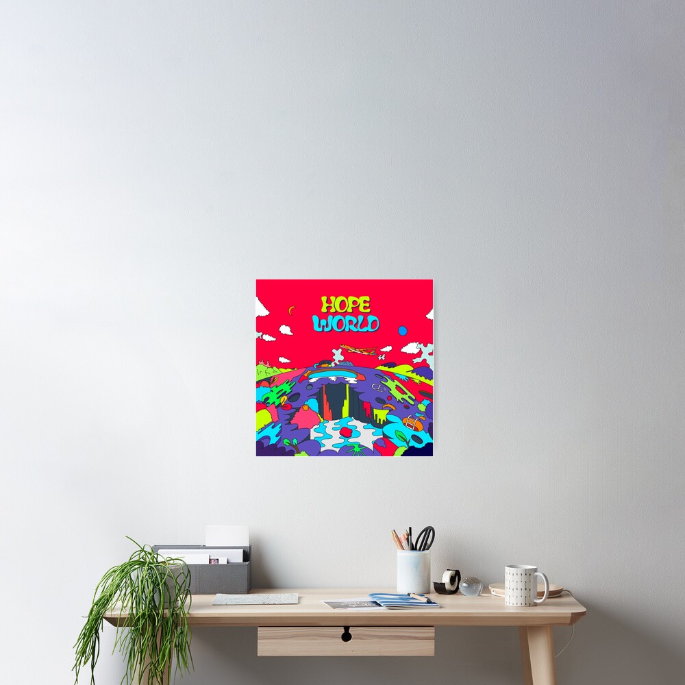 "J-hope Hope World mixtape" Poster by KatieSaunders00 | Redbubble