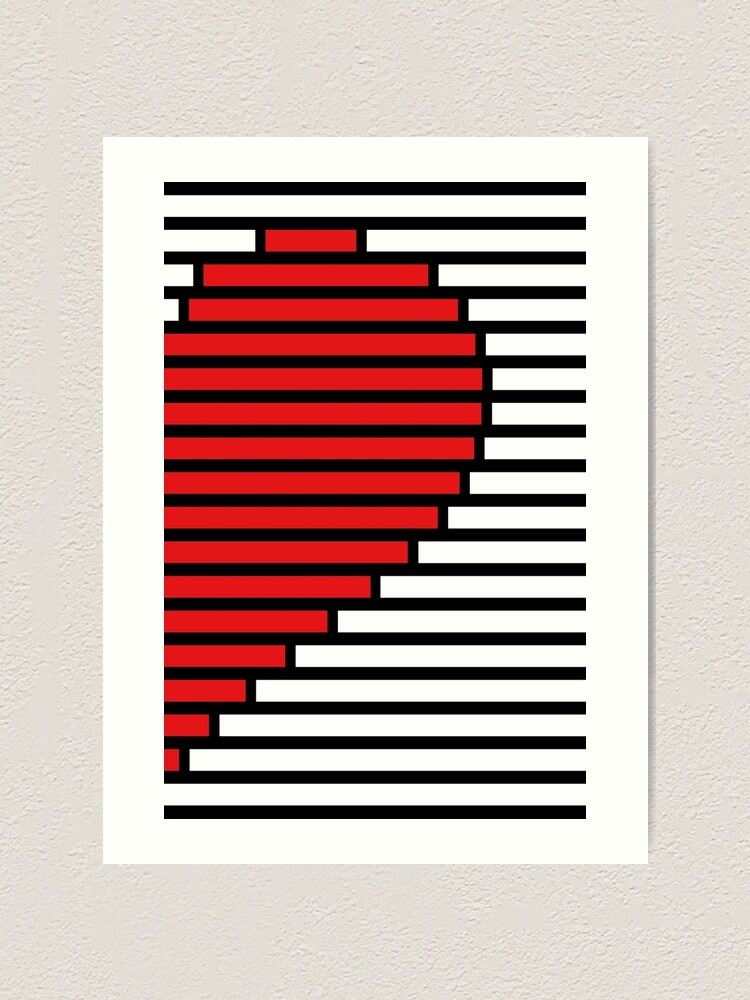 "Half heart for couples - right side" Art Print by Fuchs-und-Spatz ...