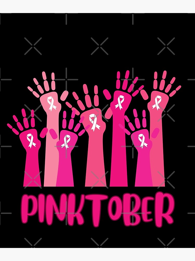 Poster for Sale mit "PINKtober Brustkrebs-Aufklärung" von CAArtistVenusJ | Redbubble