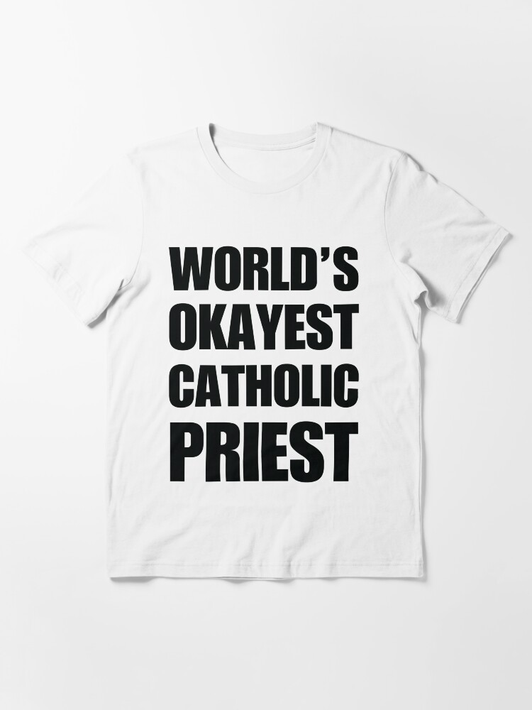 "Funny World's Okayest Catholic Priest Gifts For Priests Coffee Mugs" T ...