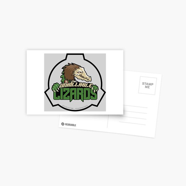 "Unkillable Lizards - SCP Foundation Sports Team Logo" Postcard for ...