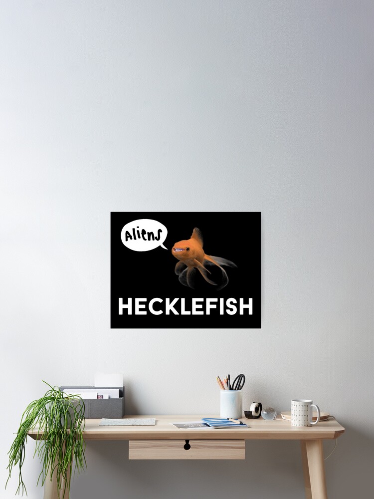 "Hecklefish" Poster for Sale by Daviscoatings | Redbubble