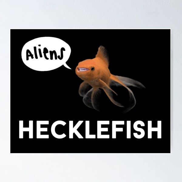"Hecklefish" Poster for Sale by Daviscoatings | Redbubble