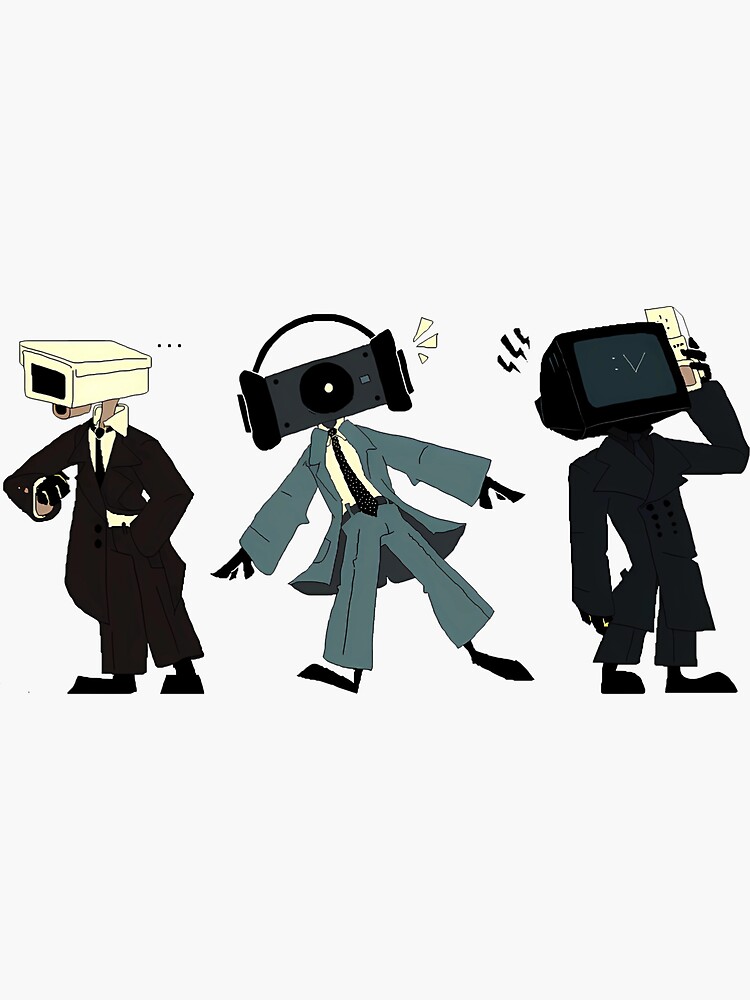 "Skibidi" Sticker for Sale by Lmeskhout Art | Redbubble