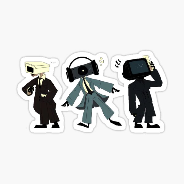 "Skibidi" Sticker for Sale by Lmeskhout Art | Redbubble