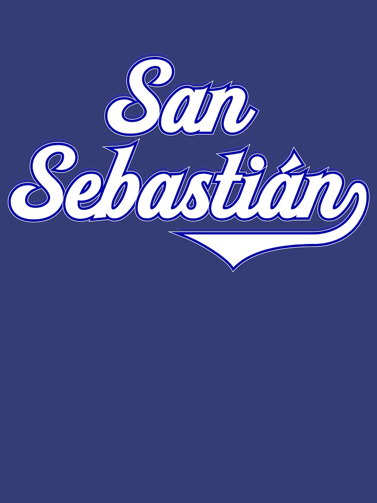 "San Sebastian City Spain - Vintage Sports Typography" T-shirt by Urban ...