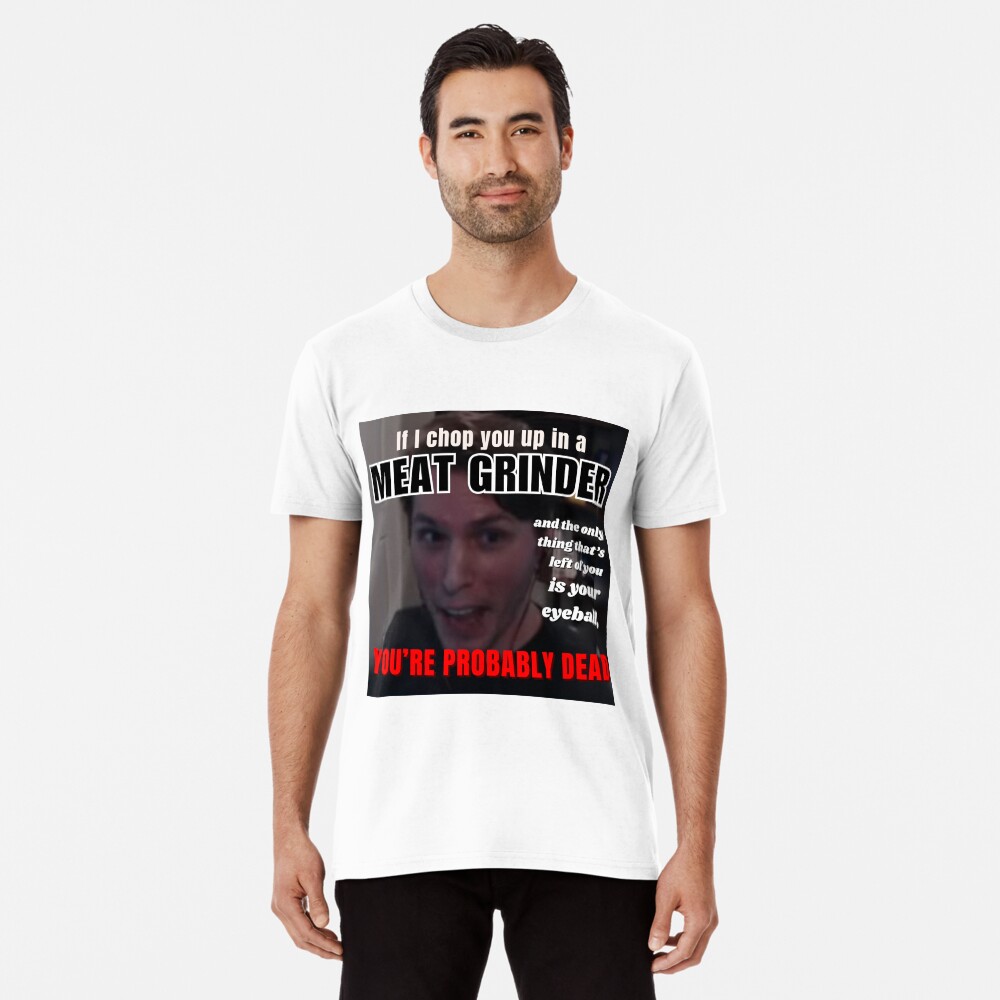 "Jerma985 MEAT GRINDER INCIDENT" Sticker for Sale by nbcryptid | Redbubble