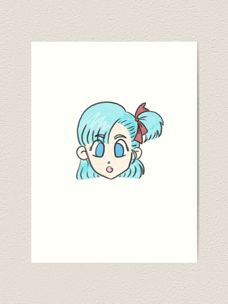 "Bulma Chibi" Art Print by donnatinsley | Redbubble