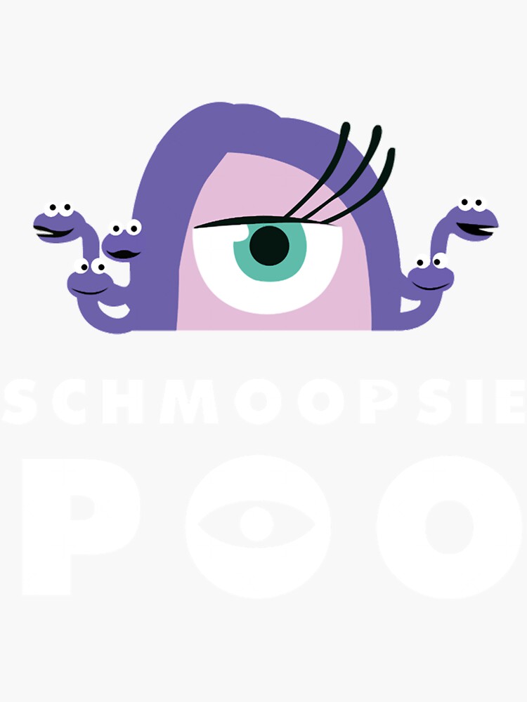 "Schmoopsie Poo - Monsters Collection " Sticker for Sale by Angieurazik ...