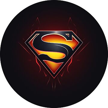 "Evil Superman 3D logo" Sticker for Sale by loneamarok72 | Redbubble