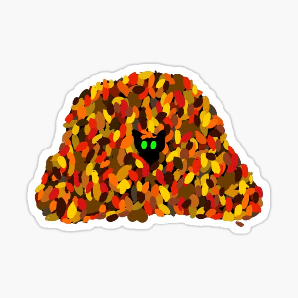 "Fall Sploot" Sticker for Sale by sarahcsiple | Redbubble