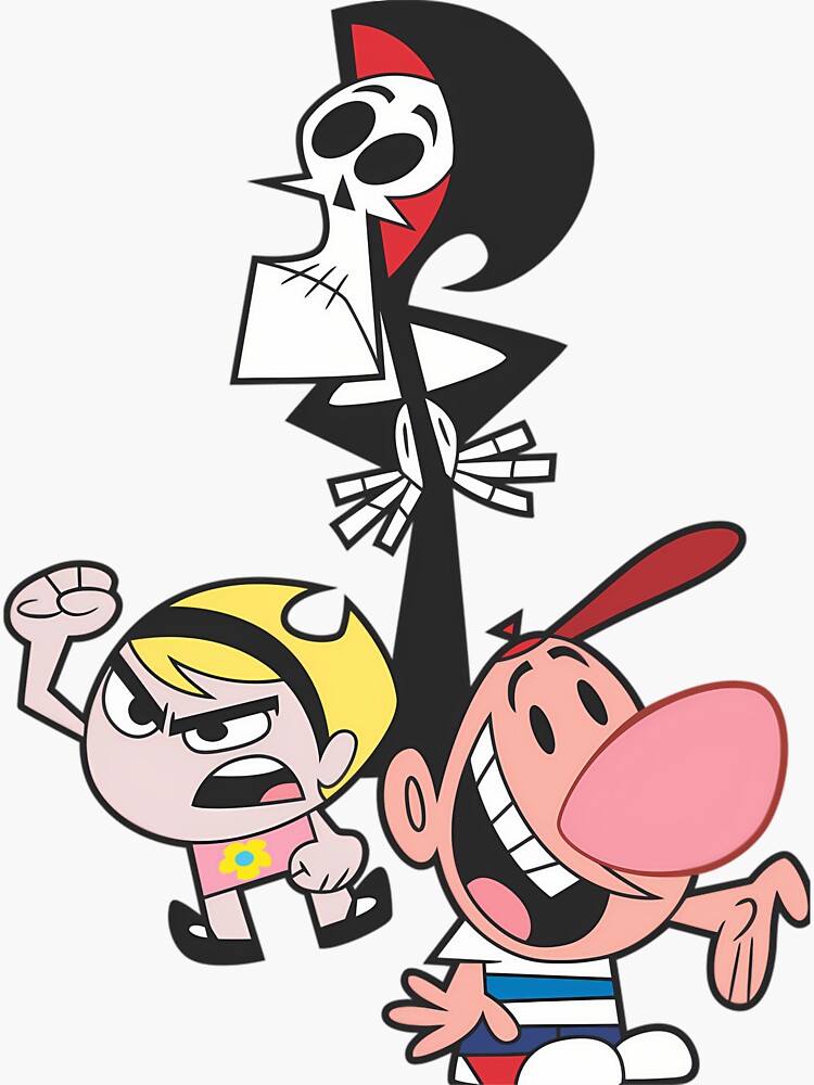 "The Grim Adventures Of Billy And Mandy" Sticker for Sale by ...