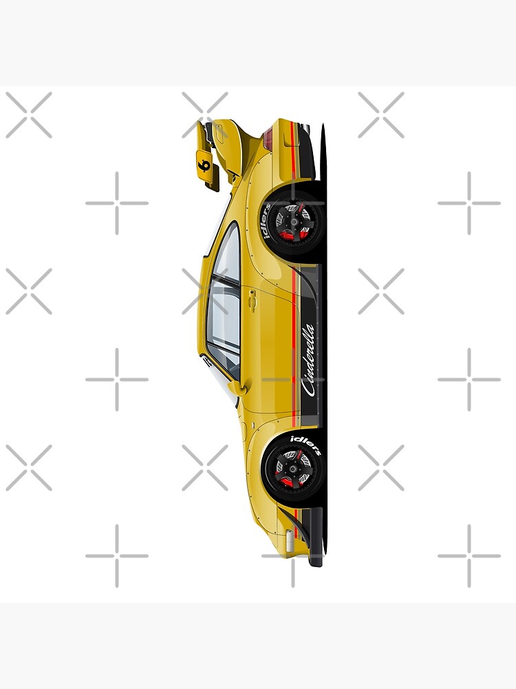 "yellow 993 RWB" Poster for Sale by icemanmsc | Redbubble