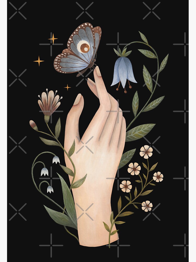 "Gentle touch" Sticker for Sale by Laorel | Redbubble