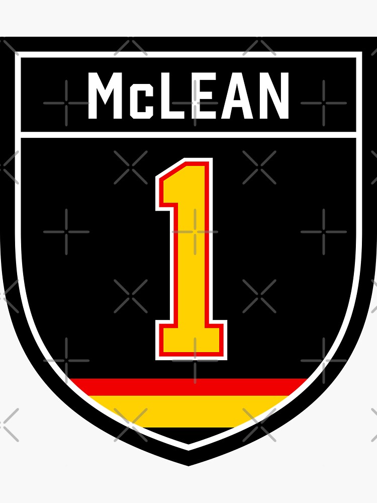 "McLean #1 emblem" Sticker for Sale by Tarroi | Redbubble