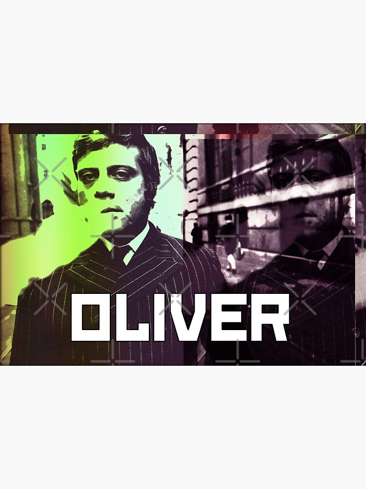 "Oliver" Sticker for Sale by bentWitch | Redbubble