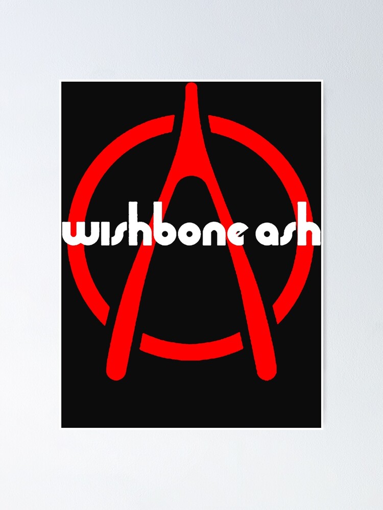 "Red Ash wishbone logo " Poster for Sale by KariPredovic | Redbubble