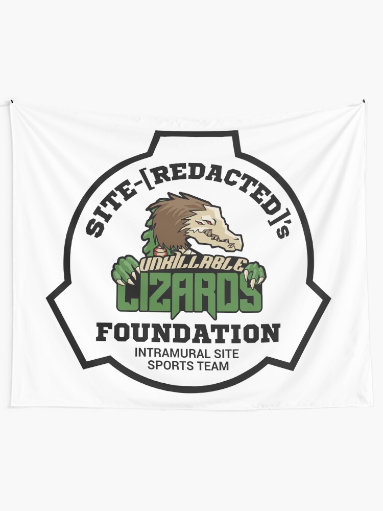 "Unkillable Lizards - SCP Foundation Sports Team" Tapestry for Sale by ...