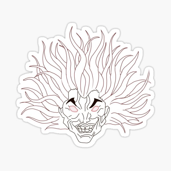 "Baki the Grappler: yujiro hanma face" Sticker for Sale by ...