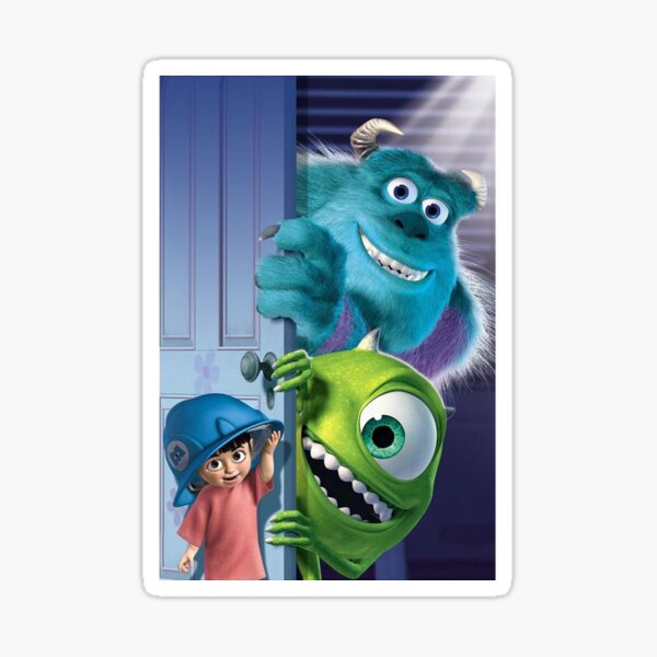 "Cute Monsters, Inc." Sticker for Sale by SparkleLanceSt | Redbubble