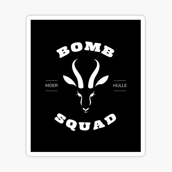 "South African Rugby "BOMB SQUAD" Bokke" Sticker for Sale by ...