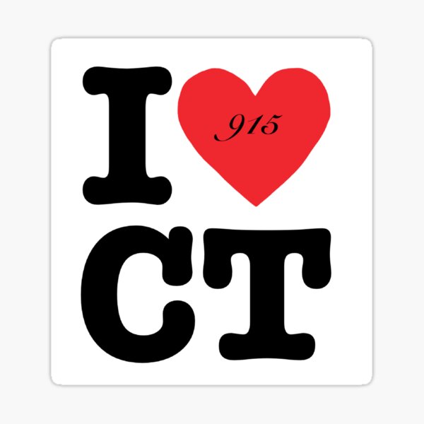 "I love Chuco Town." Sticker for Sale by KLAROE | Redbubble