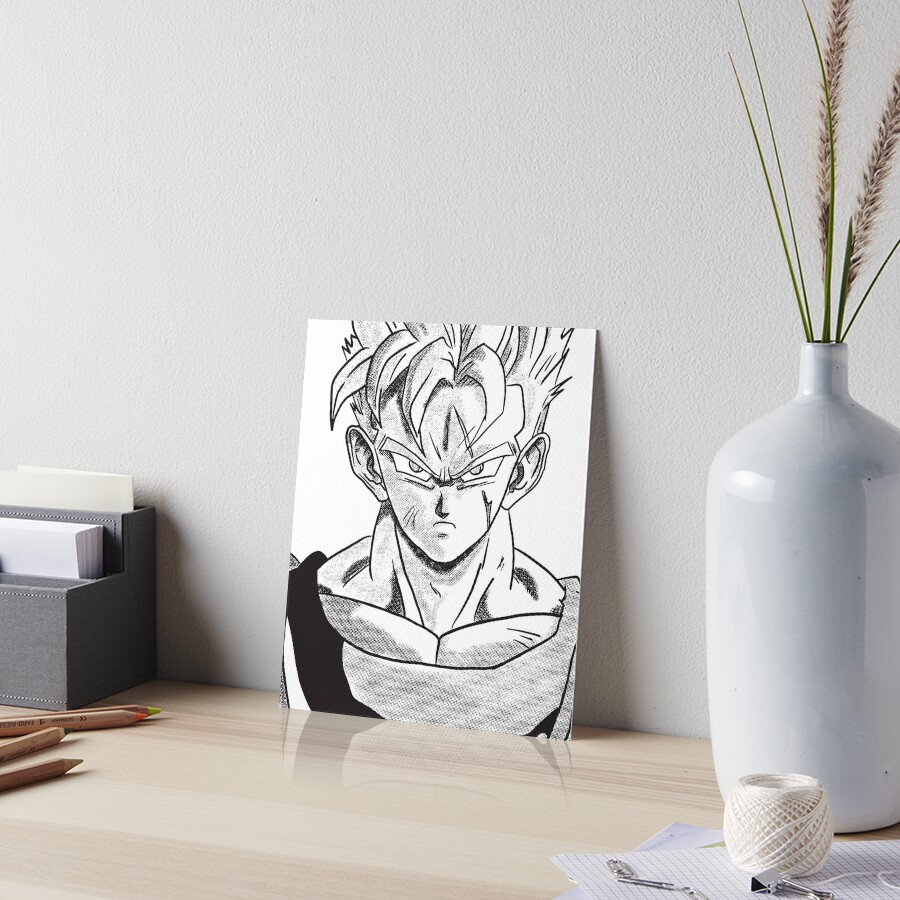 "Half-Tone of Future Gohan" Poster for Sale by thezaps | Redbubble