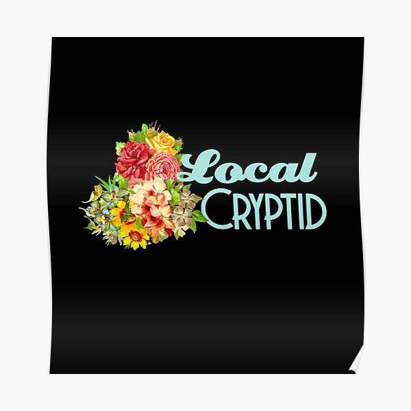 "Local Cryptid" Poster for Sale by RandaBearDesign | Redbubble