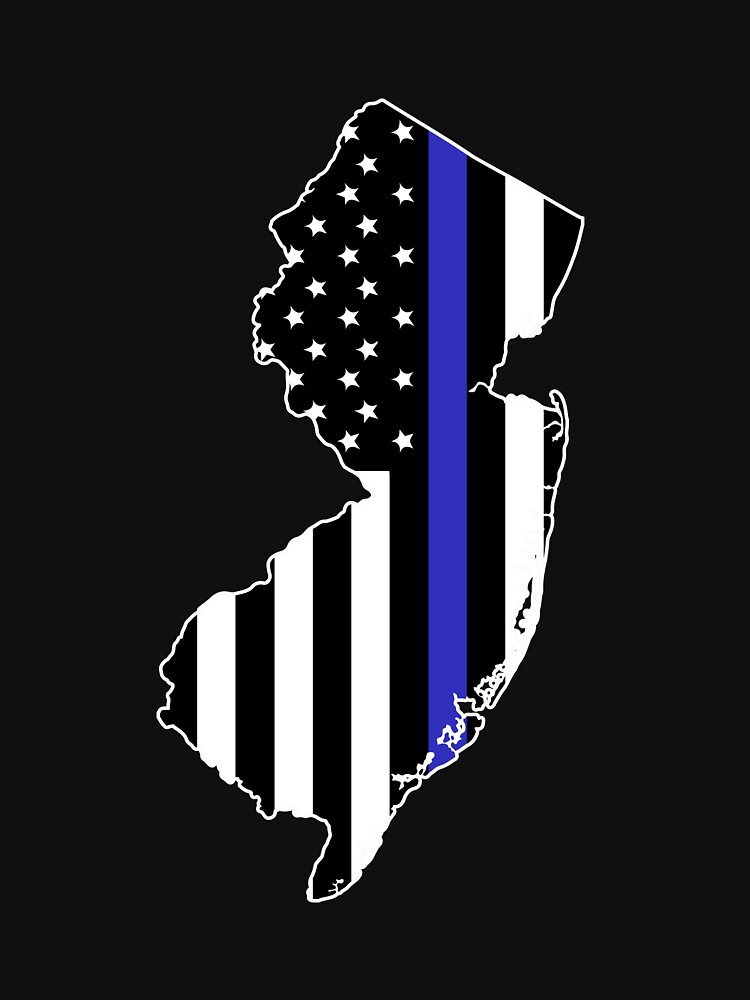 "New Jersey Thin Blue Line NJ State Police" T-shirt for Sale by ...