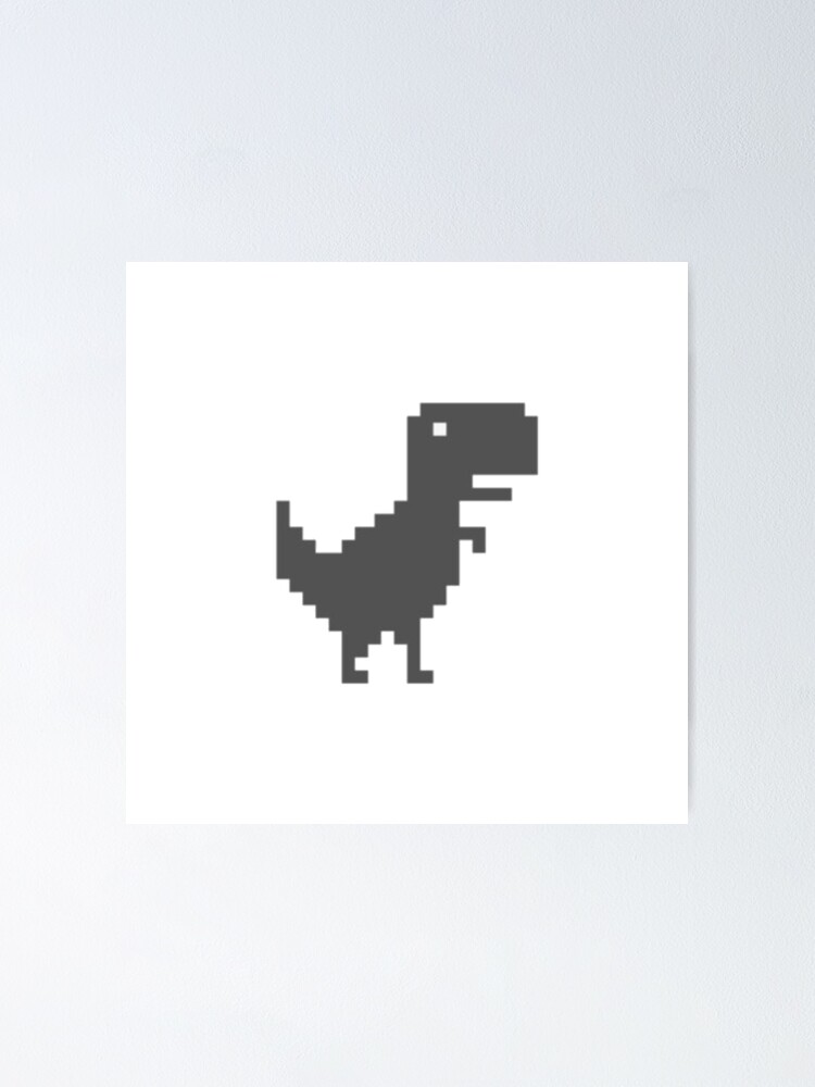 "Chrome T-Rex Rex " Poster by RMorra | Redbubble