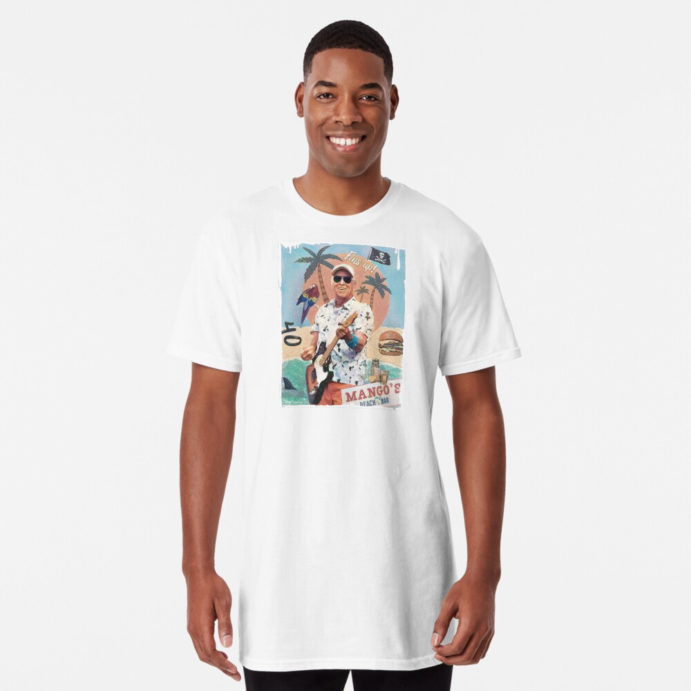 "Jimmy Buffet FINS UP" Sticker for Sale by Doug Canning | Redbubble