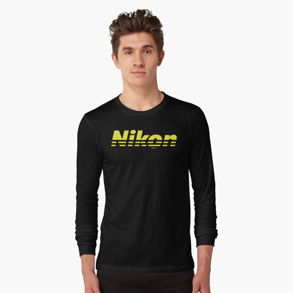 "Nikon Yellow Logo " Sticker for Sale by ZellaNolan | Redbubble
