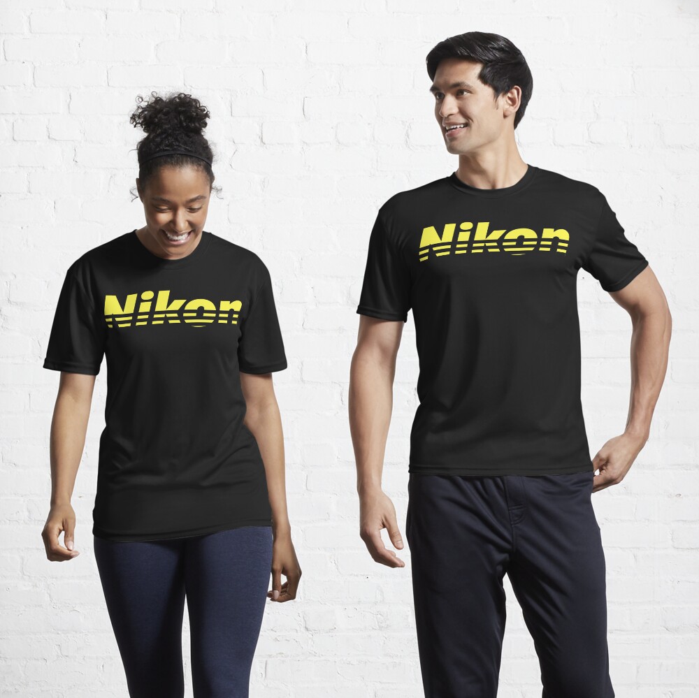 "Nikon Yellow Logo " Sticker for Sale by ZellaNolan | Redbubble