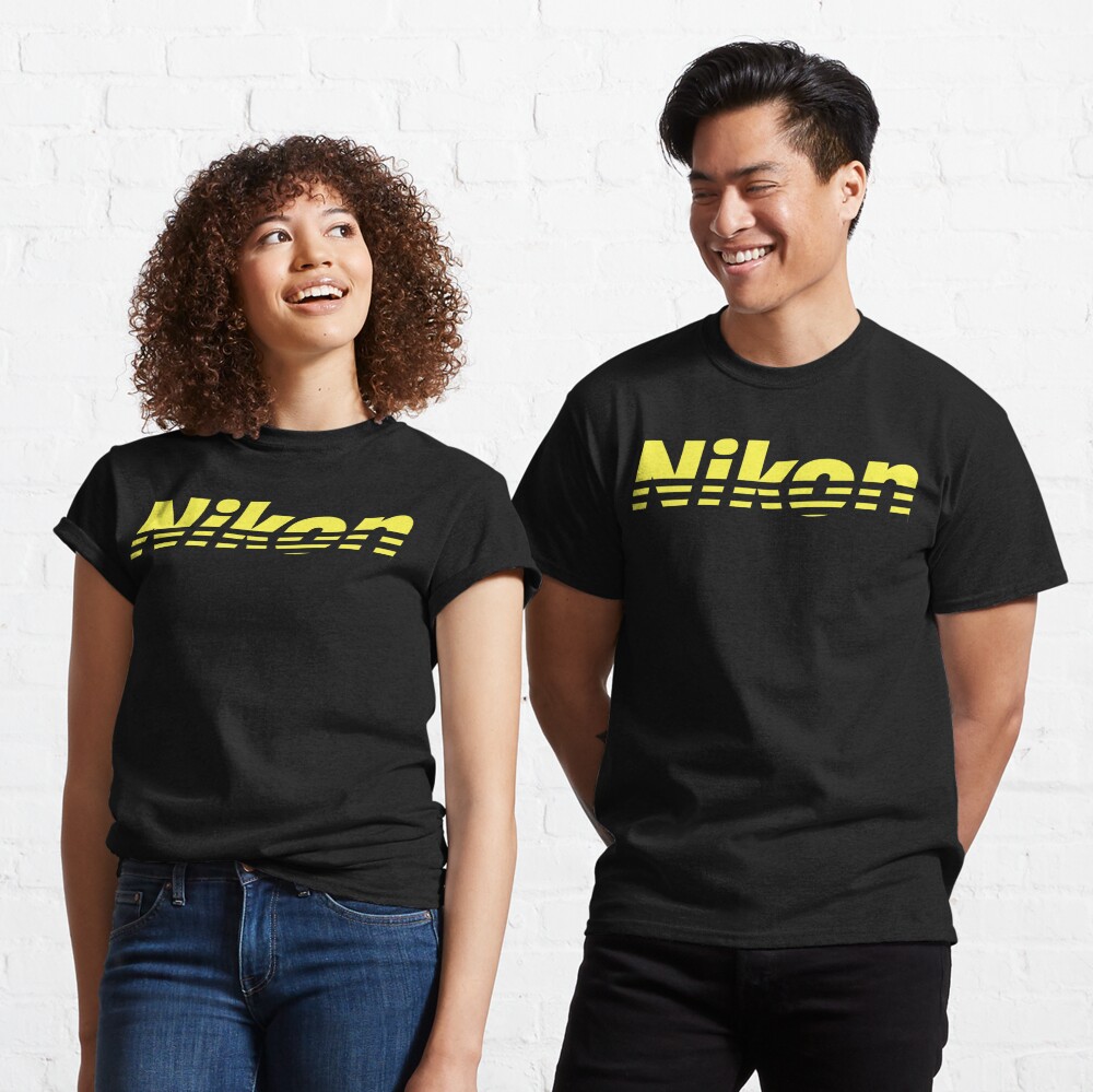 "Nikon Yellow Logo " Sticker for Sale by ZellaNolan | Redbubble