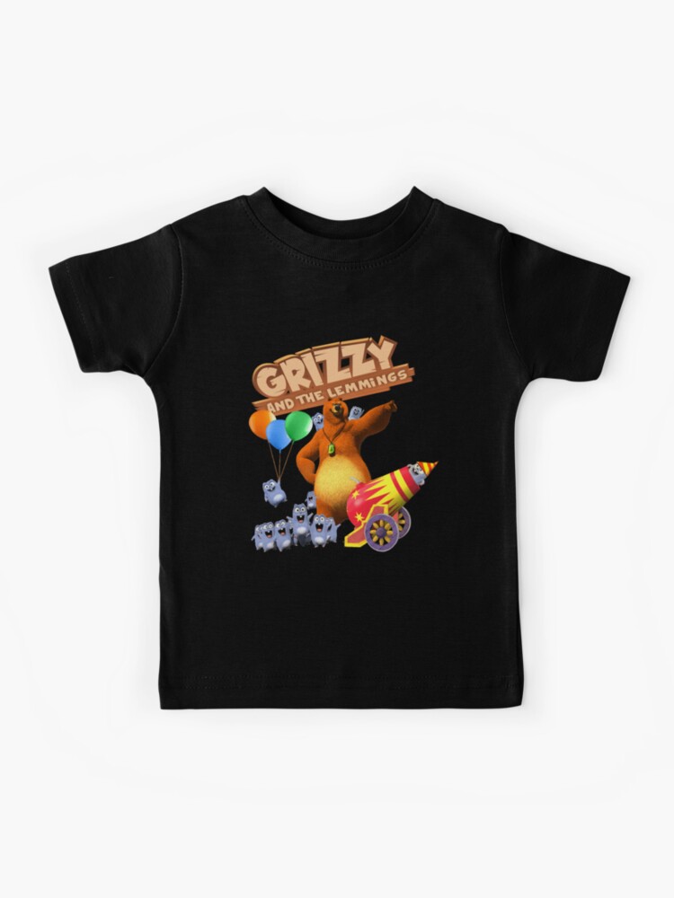 "grizzy and the lemmings" Kids T-Shirt for Sale by hadley-gilbert ...